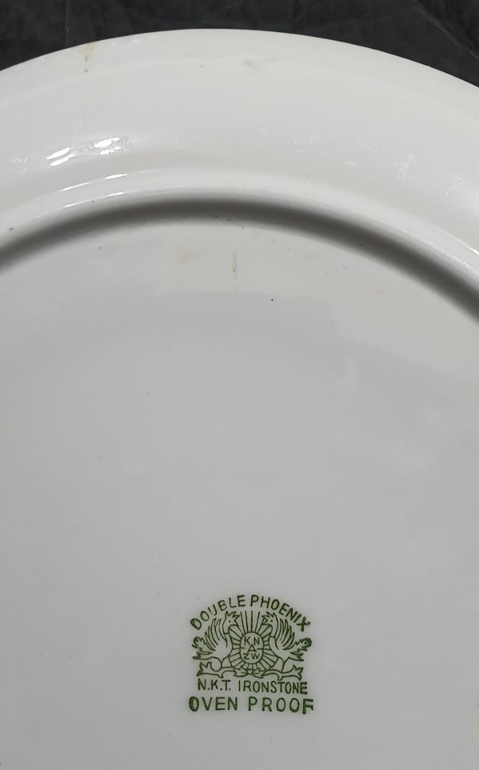 Vintage Double Phoenix Plate 16.5cm, Furniture & Home Living ...