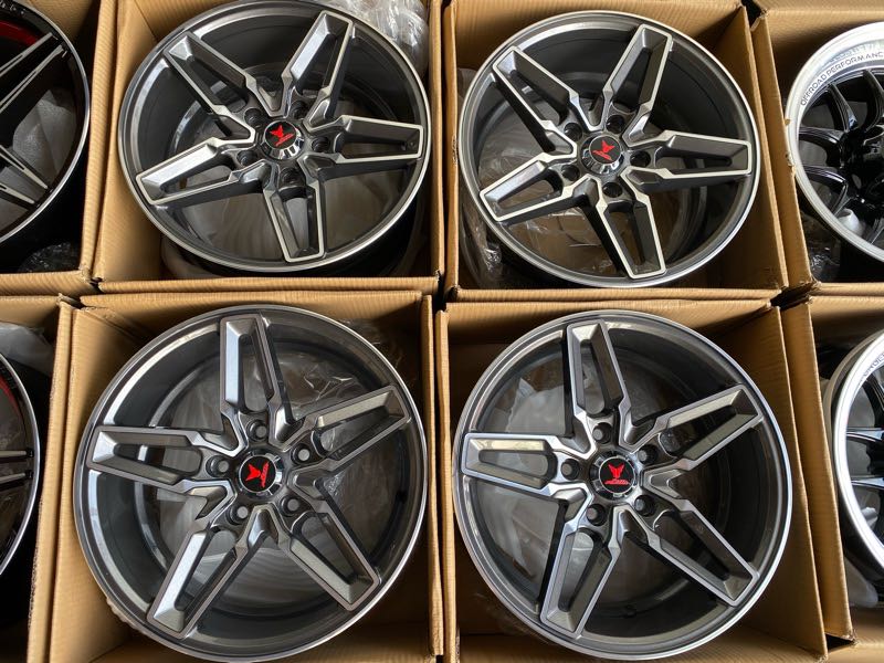 16" Fast & Furious code A16015 Mags 5Holes pcd 114 Gunmetal, Car Parts ...