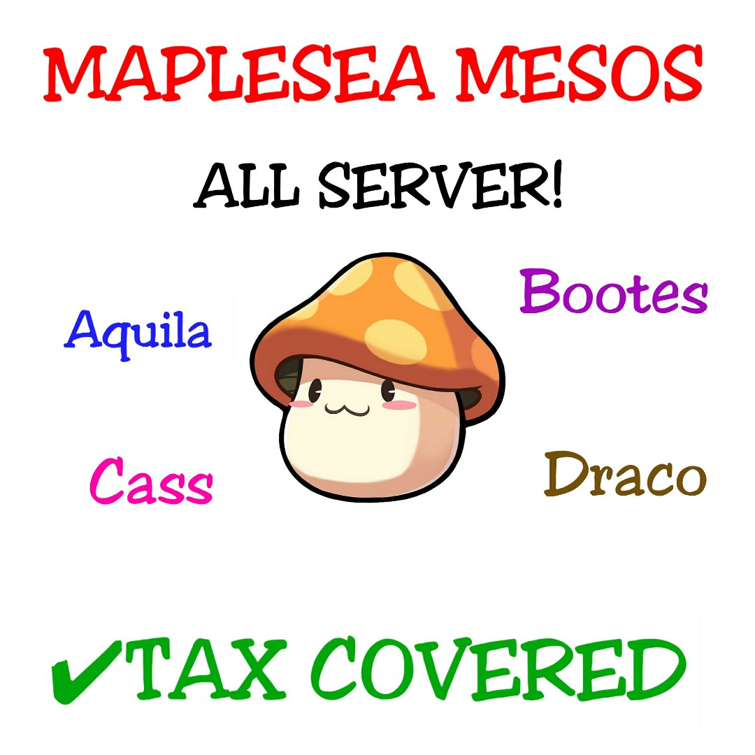MapleStory Sea / MapleSea Mesos & In-Game Items [ ALL SERVER ], Video ...