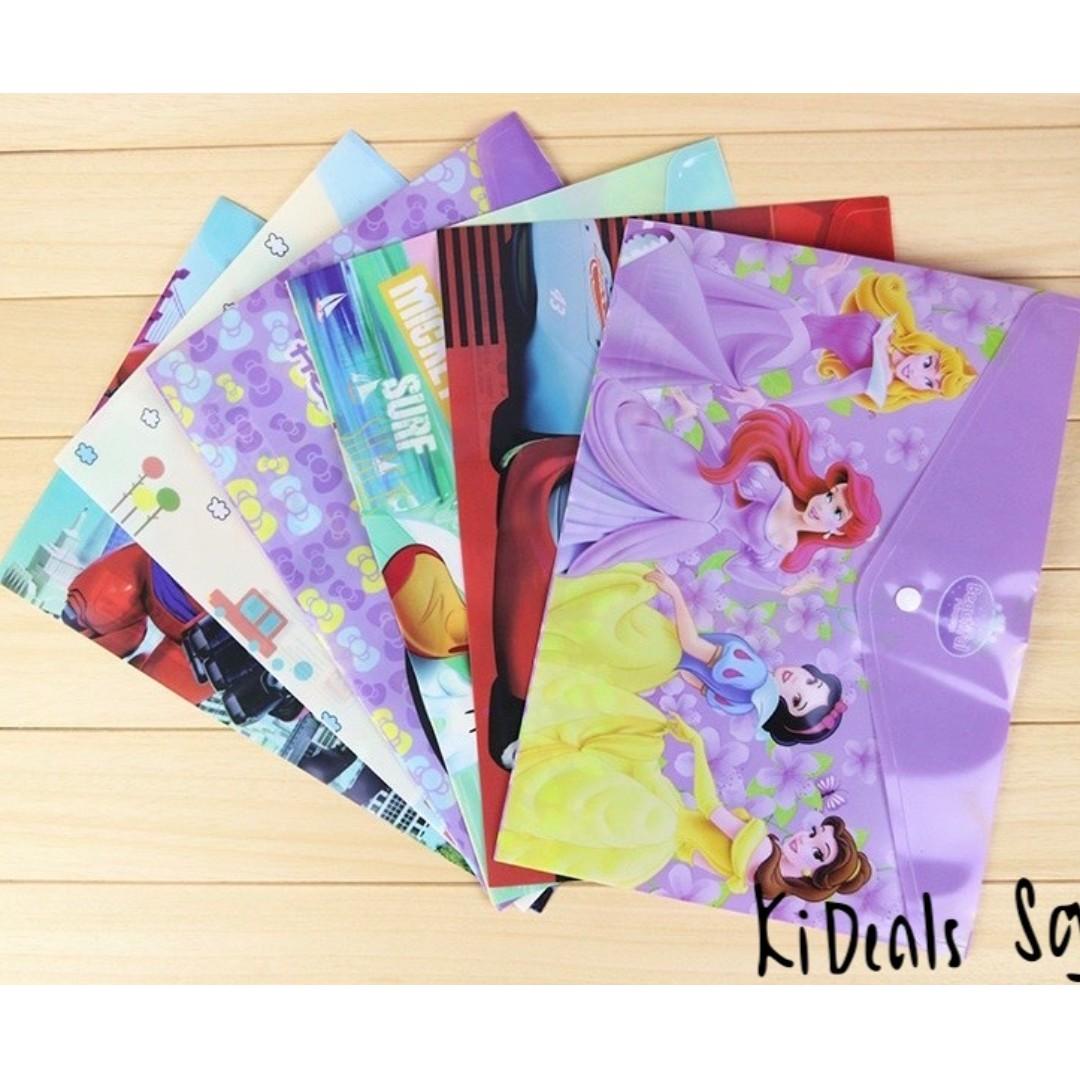 A4 Size cartoon files folders kids birthday goodie bag childrens day ...