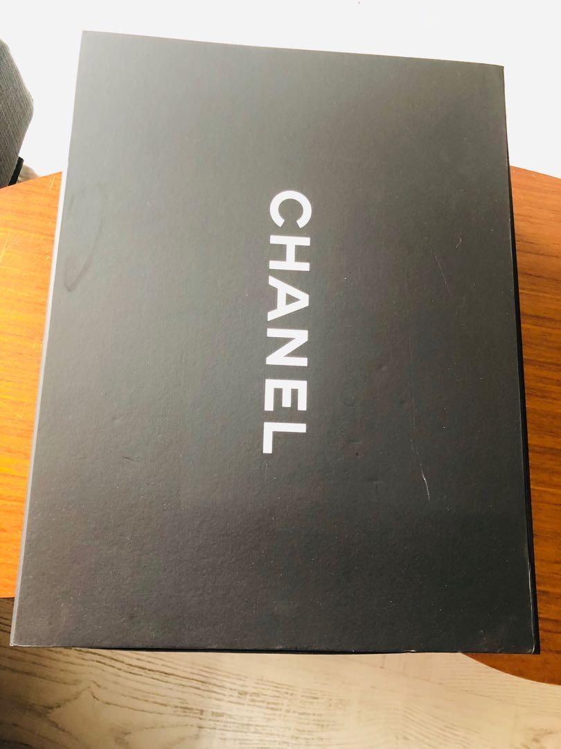Authentic Chanel magnetic box for Chanel jumbo double flap bag, Luxury ...