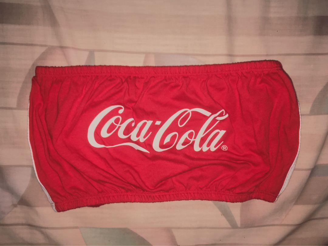coca cola tube top, Women's Fashion, Tops, Others Tops on Carousell