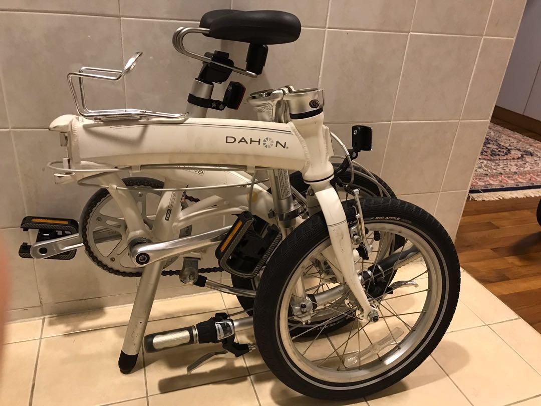 Dahon Curve D3 Foldable Bike 3 Speed (White), Sports Equipment ...
