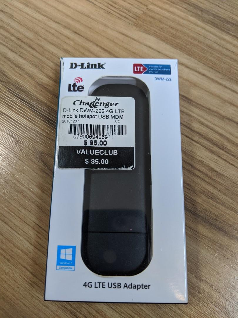D-Link DWM-222 4G LTE USB Modem, Computers & Tech, Parts & Accessories ...