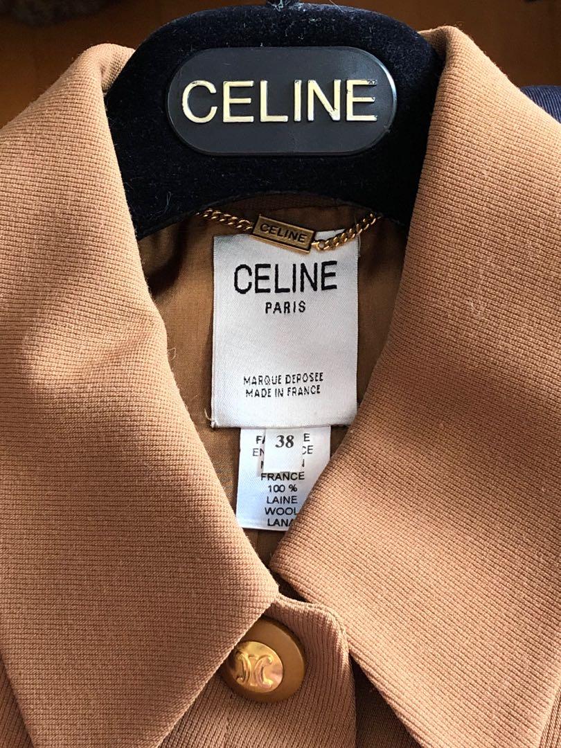 Elegant Celine Suit in Camel Beige Colour, 名牌, 服裝 - Carousell