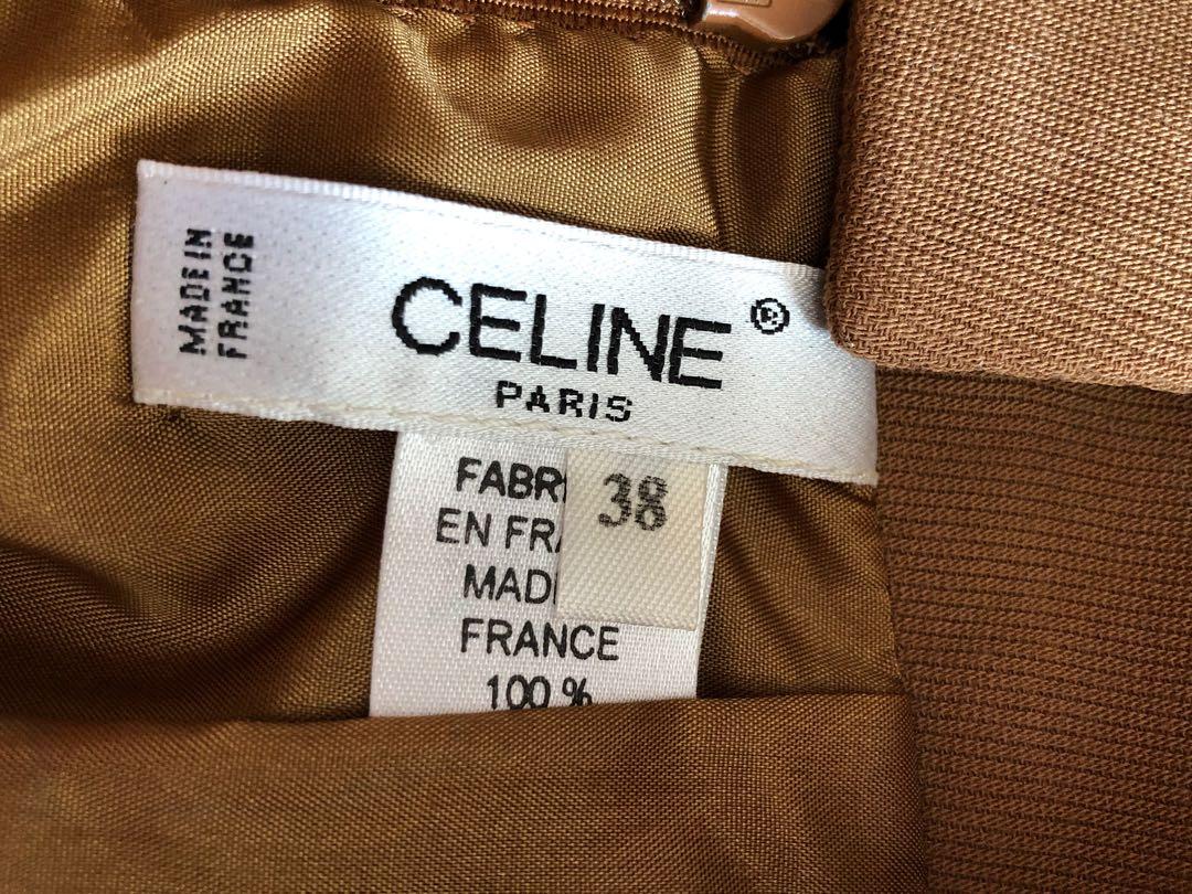 Elegant Celine Suit in Camel Beige Colour, 名牌, 服裝 - Carousell
