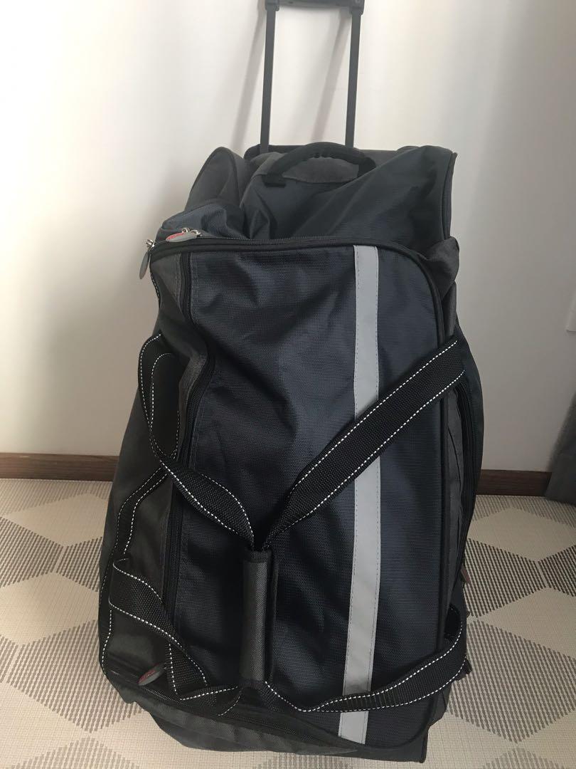 FLYLITE Black Backpack with pull rod, Men's Fashion, Bags, Backpacks on ...