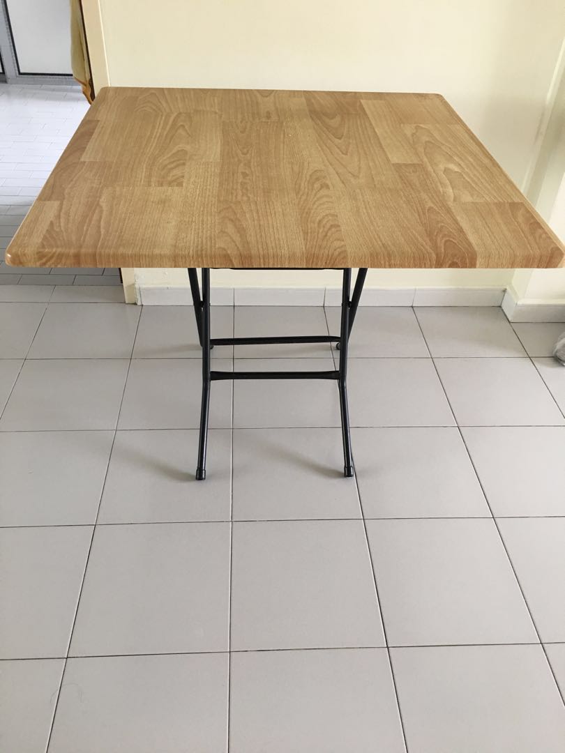 Foldable table, Furniture & Home Living, Furniture, Tables & Sets on ...