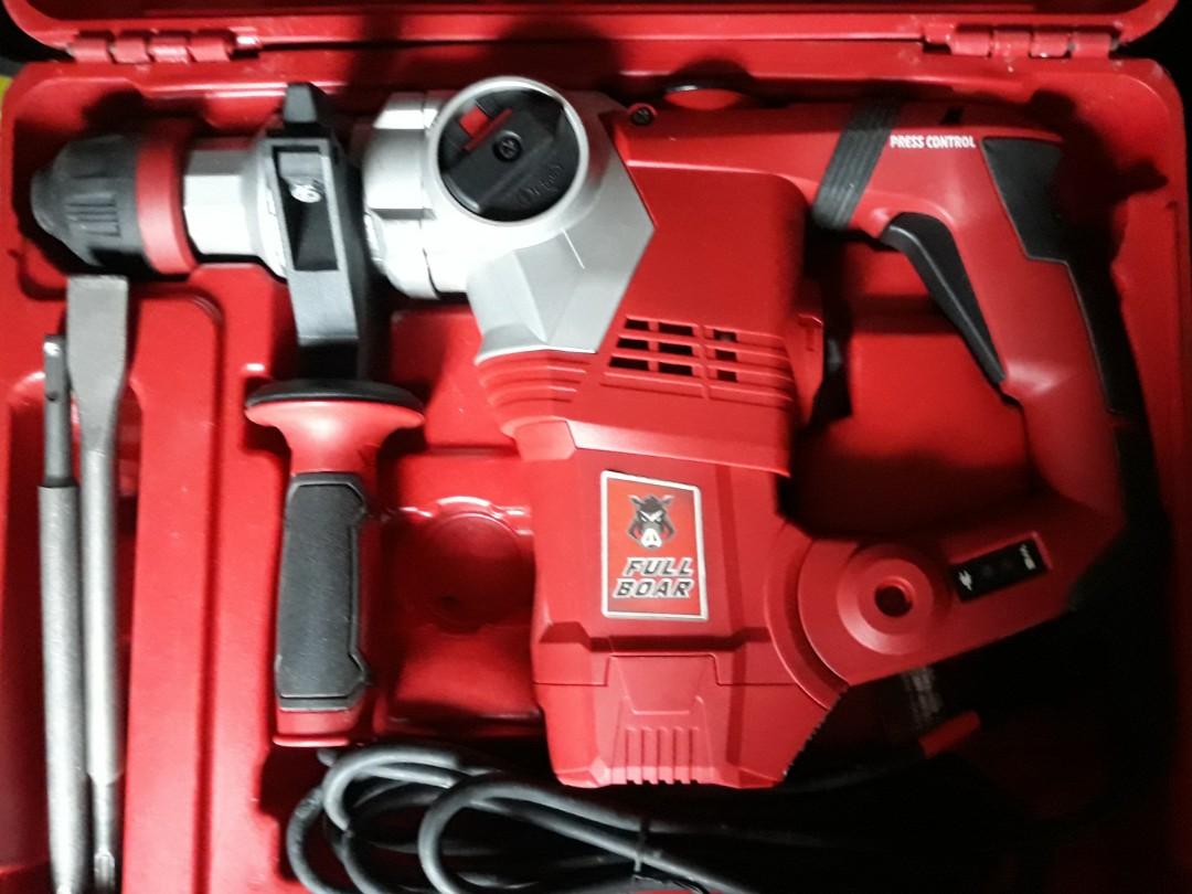 Full Boar 1250W 5kg Rotary Hammer Drill, Commercial & Industrial ...