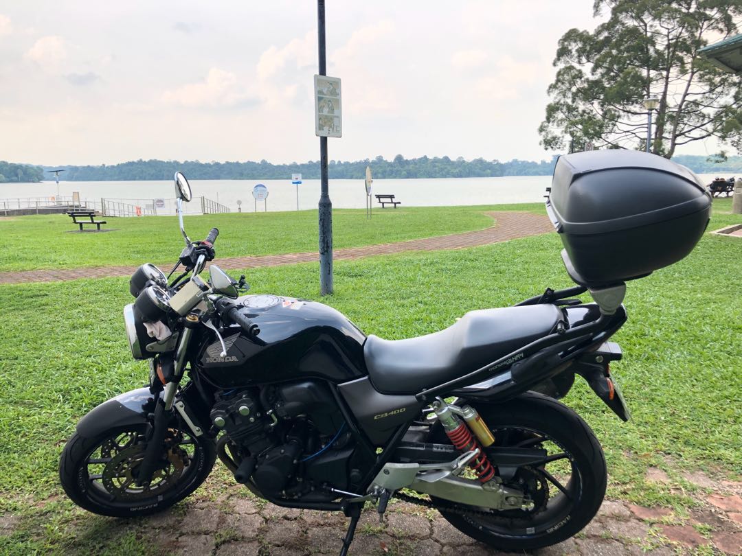 Full top box solution for CB400, Motorcycles, Motorcycle Accessories on ...