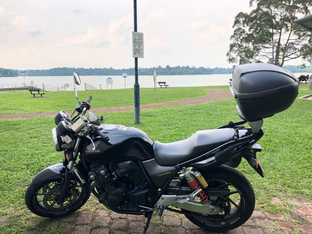 Full top box solution for CB400, Motorcycles, Motorcycle Accessories on ...