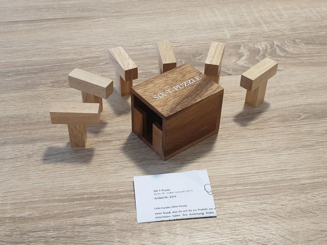 Genuine Six T Puzzle & Cross Cage Puzzle Set, Hobbies & Toys, Toys ...