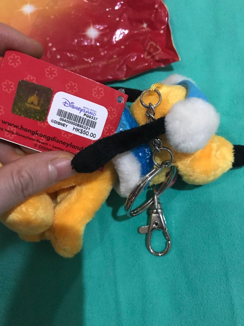 Goofy stuffed toy keychain authentic from Hong Kong Disneyland, Hobbies ...