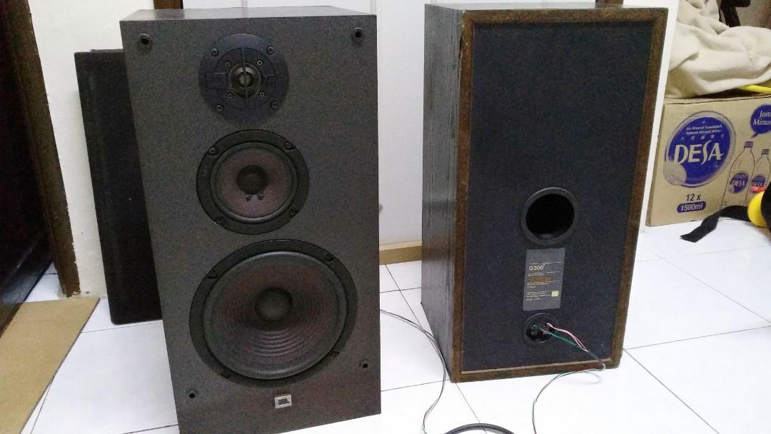 Jbl g300 speakers watts/channel