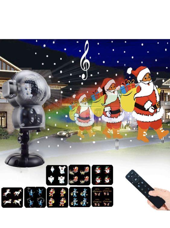 led snowfall animated light