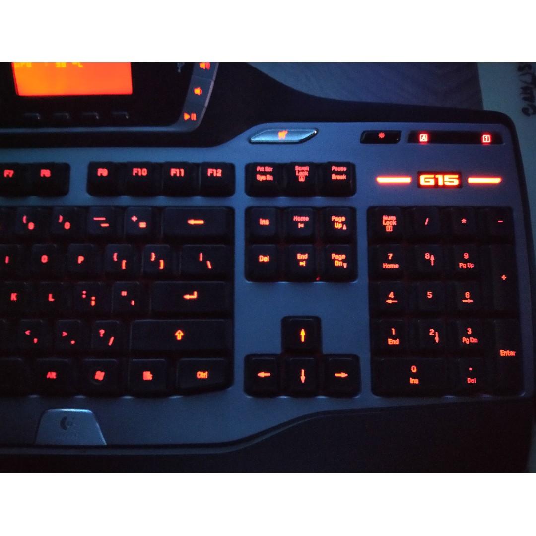 Logitech G15 LCD Keyboard (2nd Gen), Computers & Tech, Parts ...