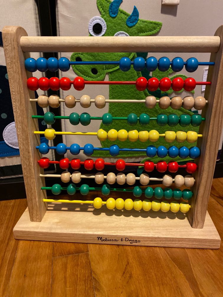 Melissa & Doug Counting Abacus, Hobbies & Toys, Toys & Games on Carousell