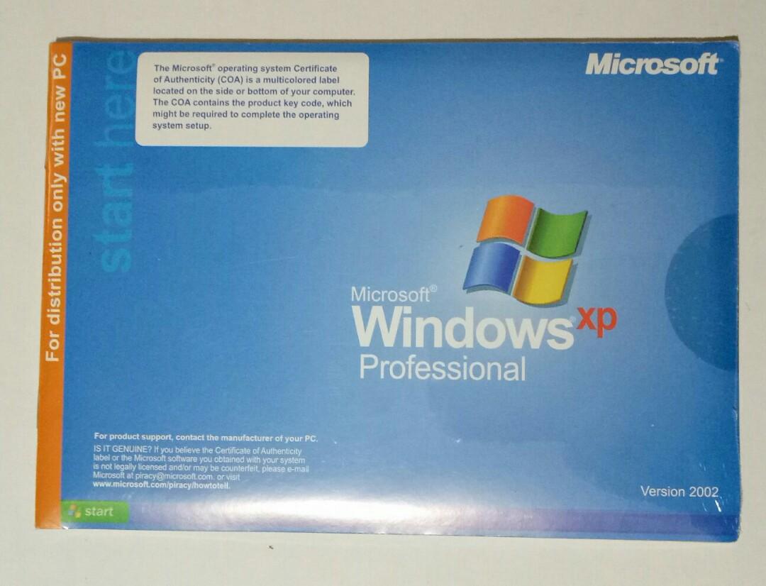 Microsoft Windows XP Professional, Computers & Tech, Parts ...