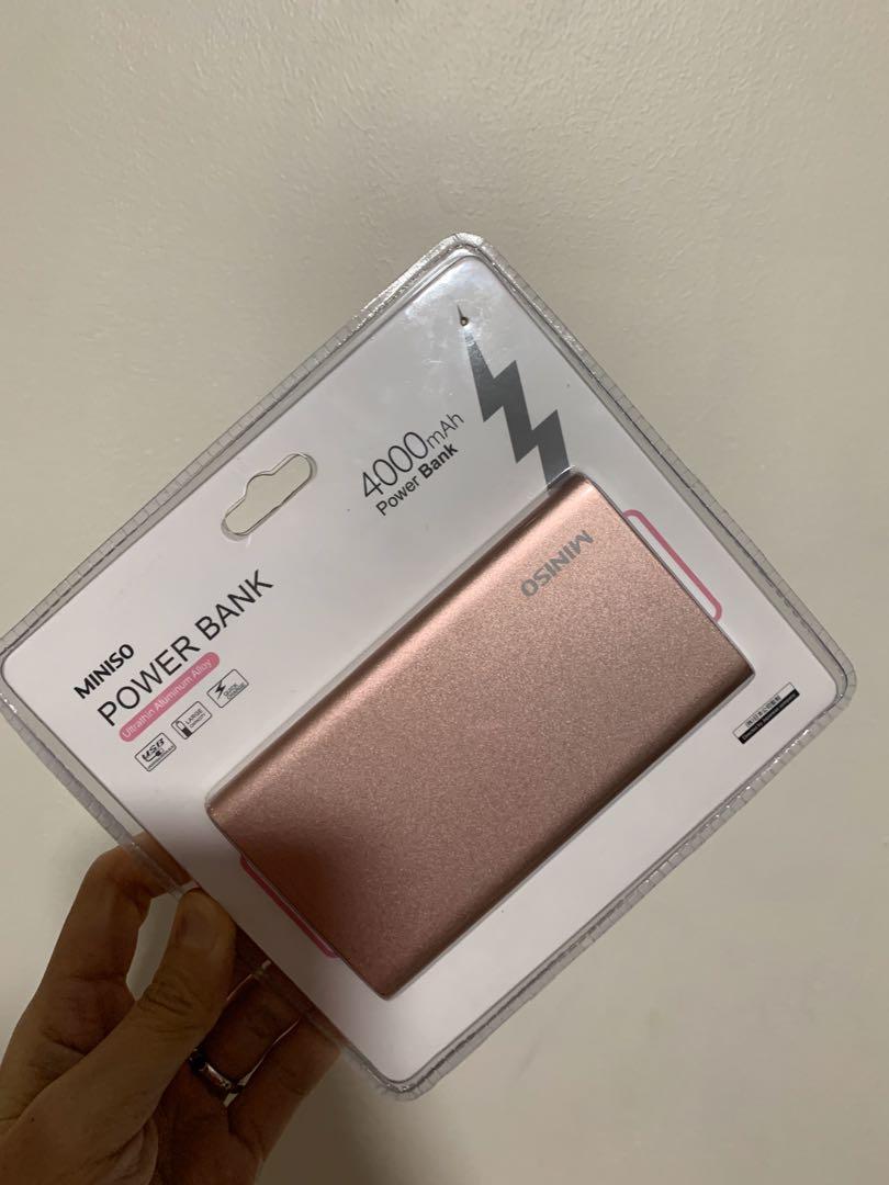 Miniso Quick Charge Powerbank 4000mah (brand new), Mobile Phones ...
