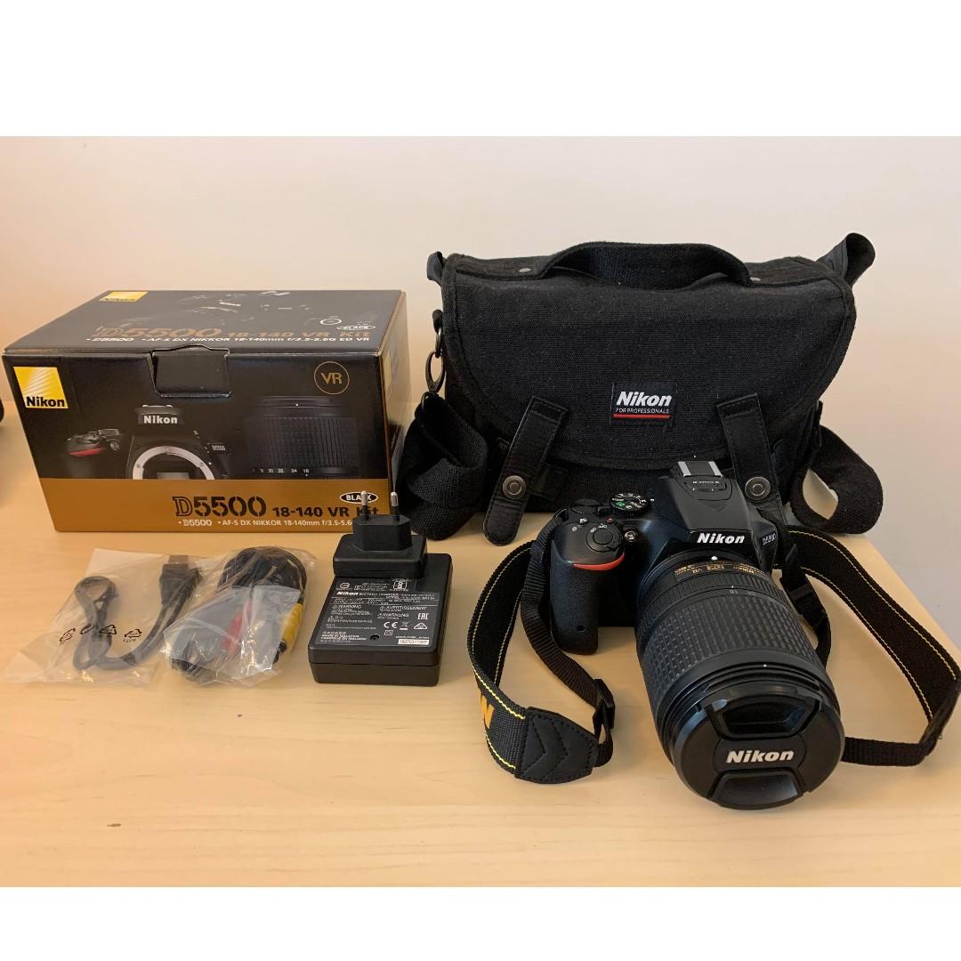 Nikon D5500 with kit lens 18-140mm (Low shutter count), Photography ...