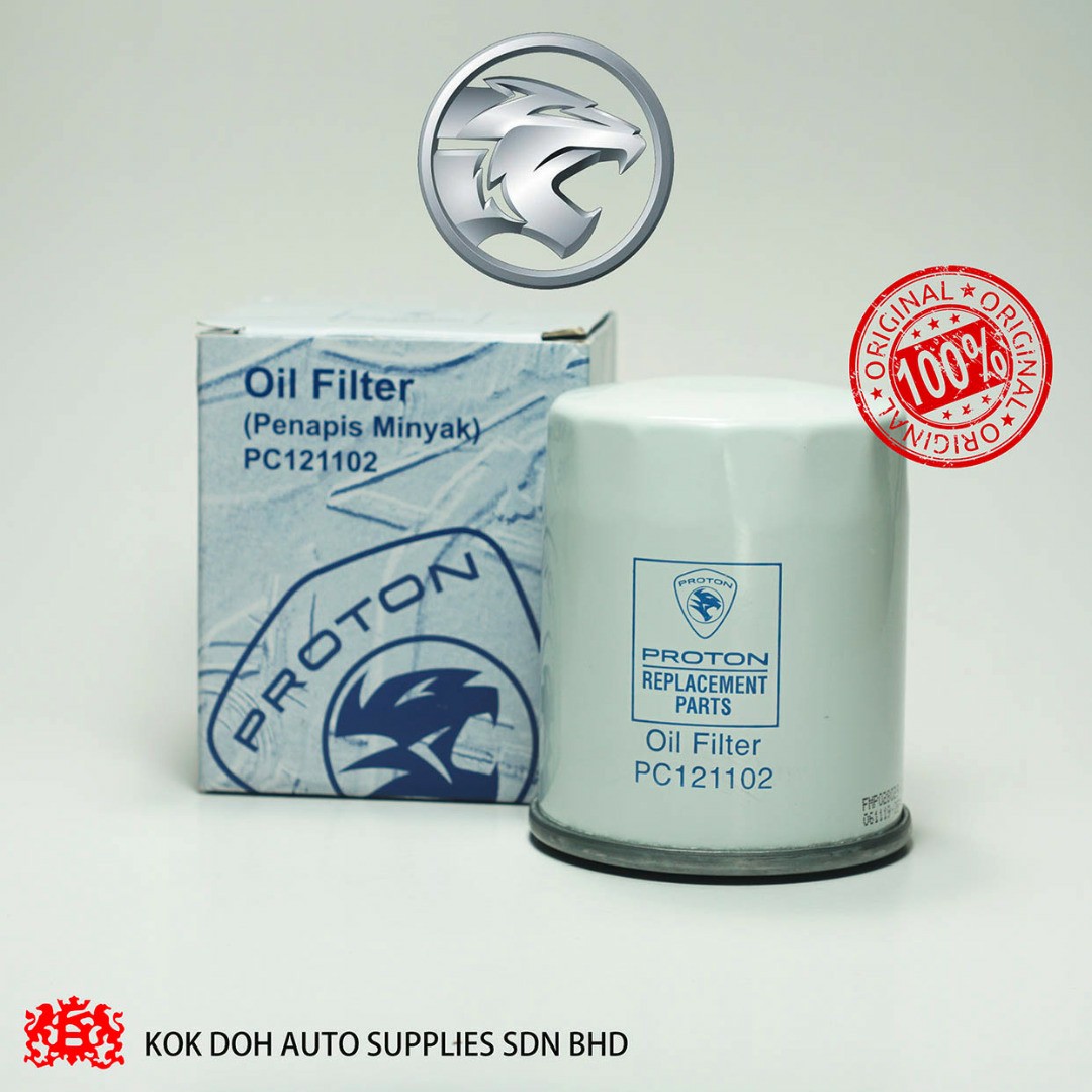 [ORIGINAL] Waja Wira Proton Oil Filter (White), Auto Accessories on ...