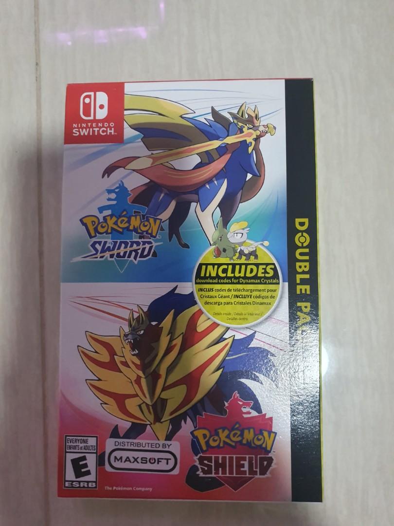 Pokemon Sword and Shield Double Pack Nintendo Switch, Video Gaming ...