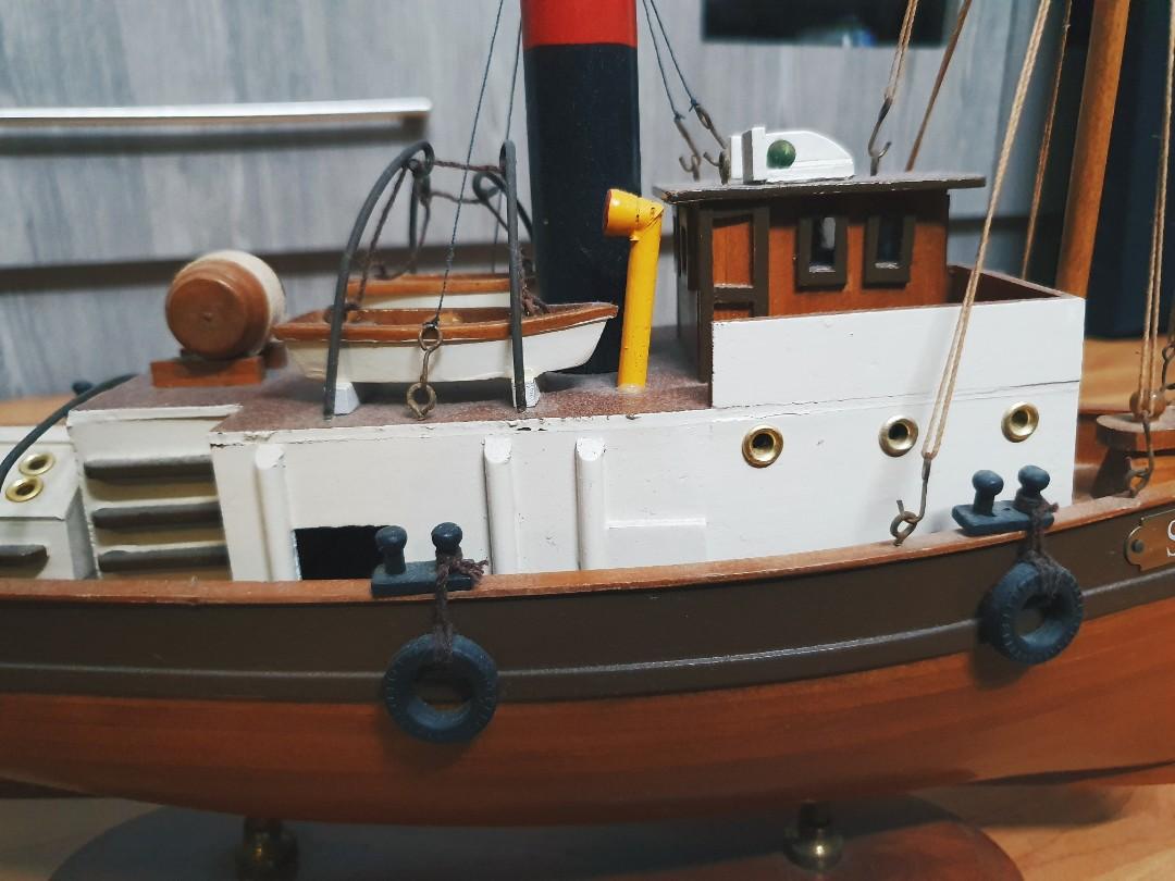 Samson Wooden Sail Boat, Hobbies & Toys, Toys & Games on Carousell