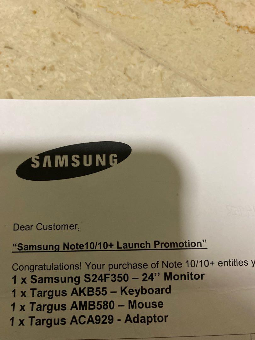 Samsung 24" LED Monitor, Computers & Tech, Parts & Accessories, Monitor ...