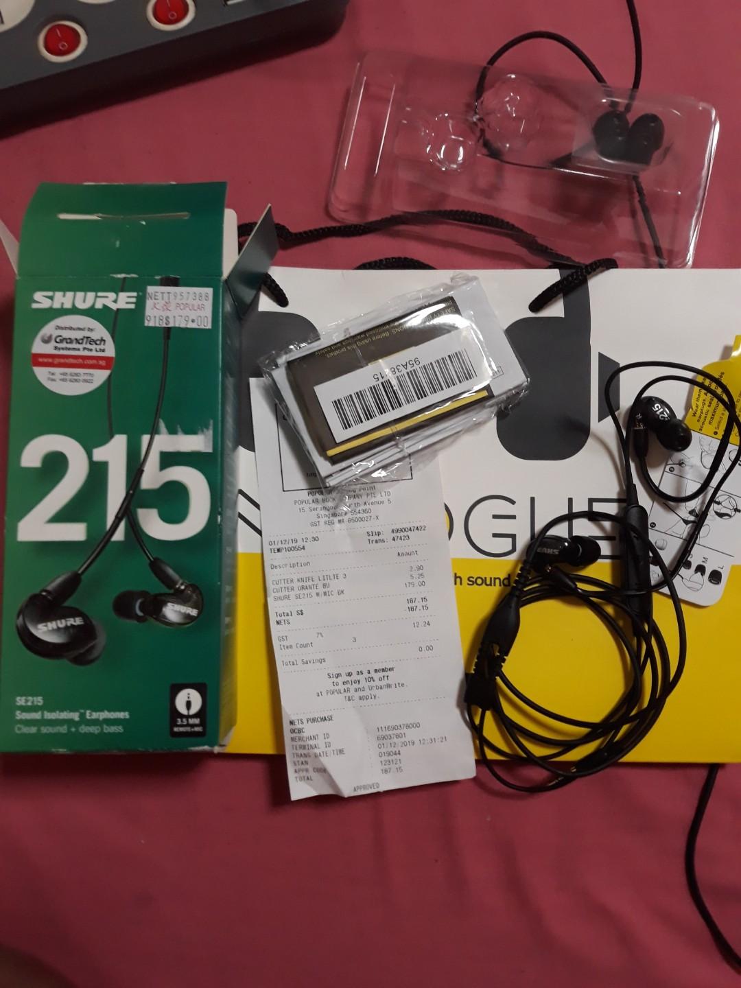 shure 215, Audio, Other Audio Equipment on Carousell