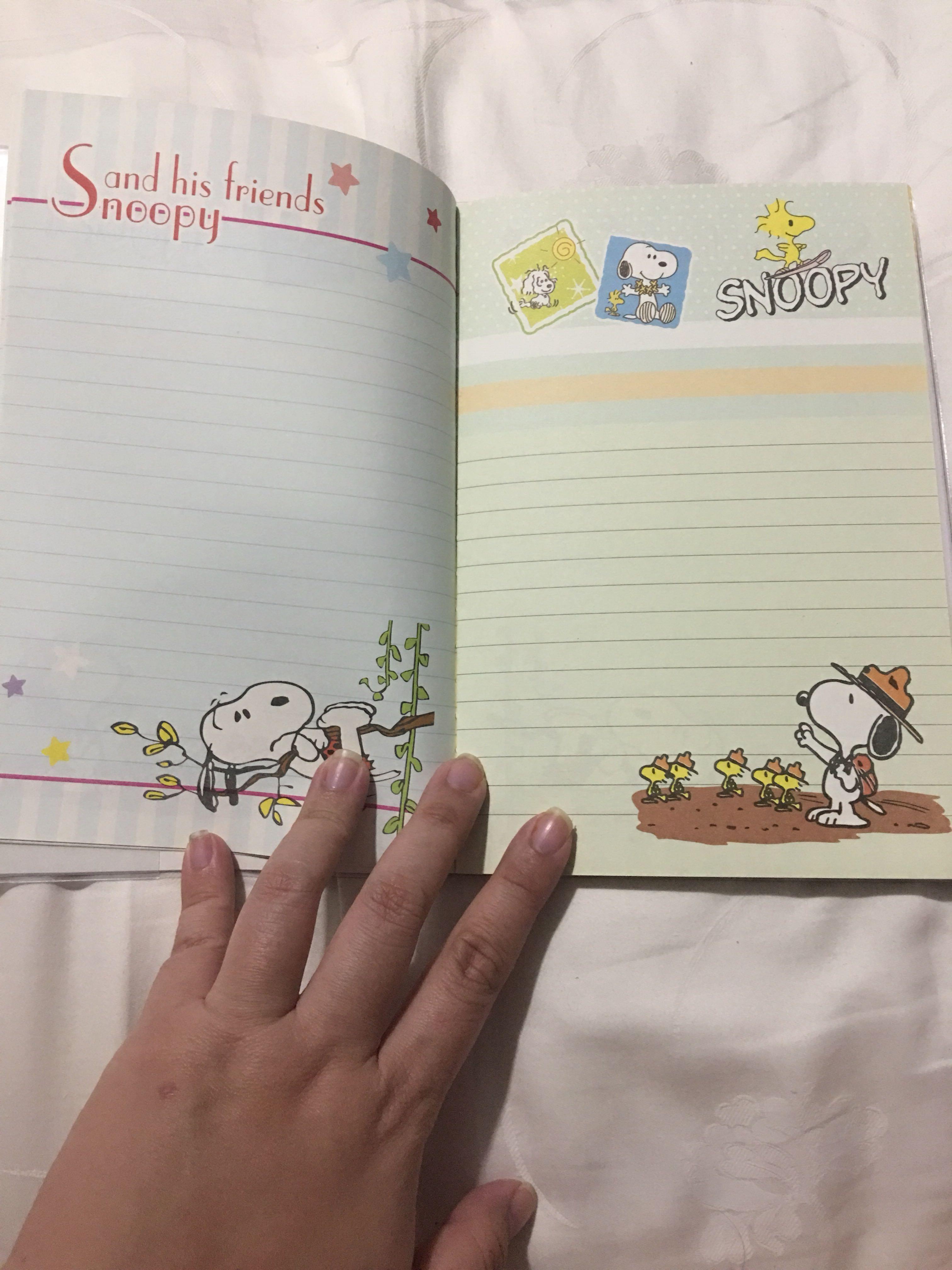 Snoopy Notebook (Big), Hobbies & Toys, Stationery & Craft, Stationery ...