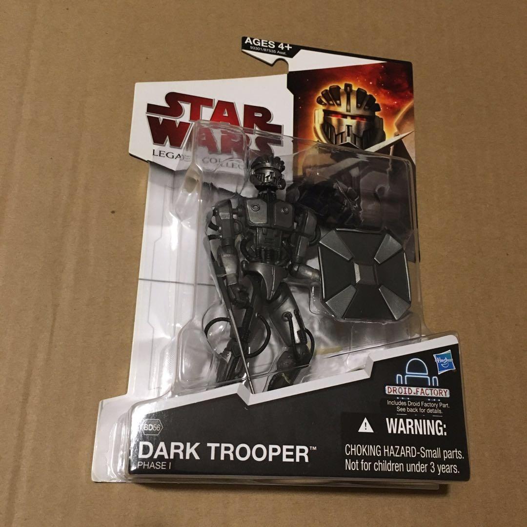 Star Wars Legacy Collection Dark Trooper Phase 1 BD56 Black Action ...
