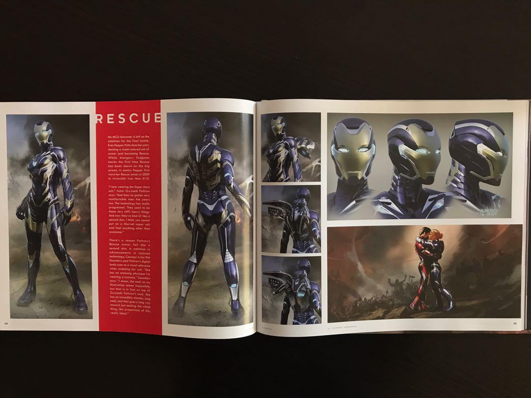 The Art Of Marvel Studios Avengers Endgame Concept Art Book Hardcover ...