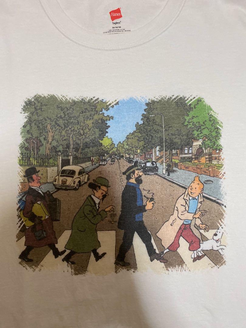 Vintage tintin T shirt, Men's Fashion, Tops & Sets, Tshirts & Polo ...