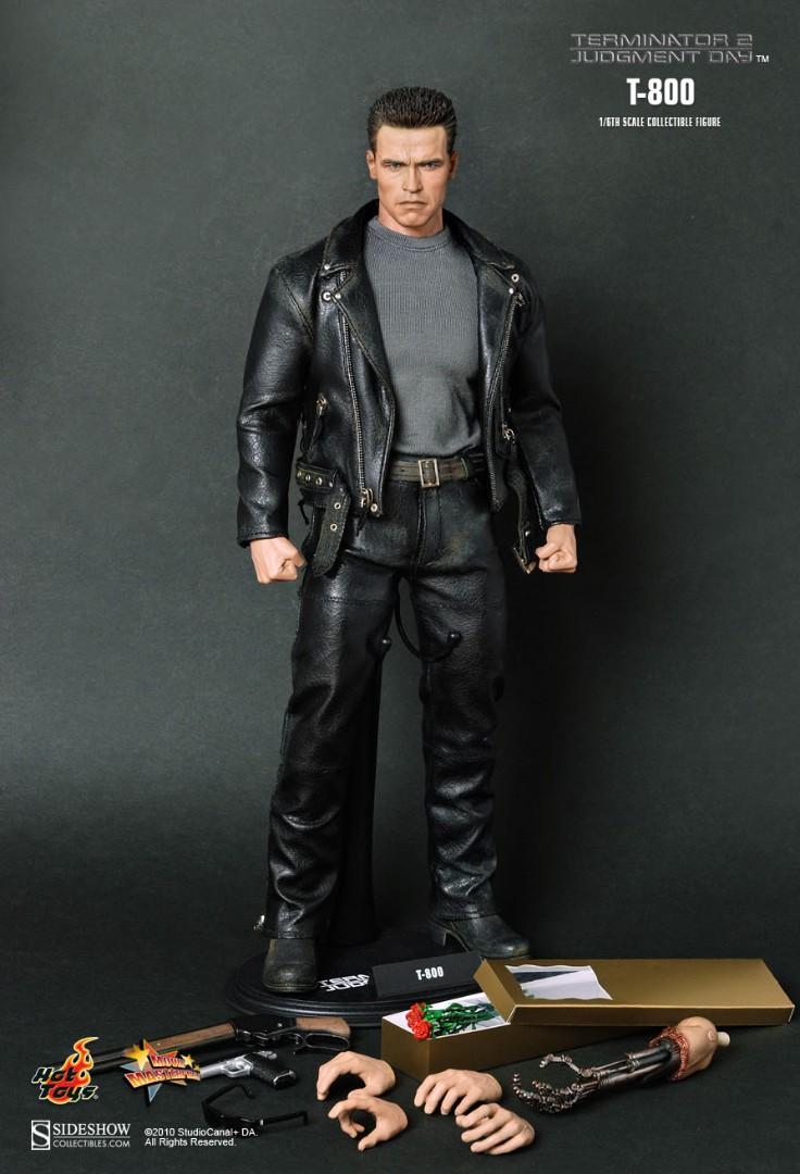 100%全新 Terminator 2: Judgment Day - T800 1/6th scale collectible figure ...
