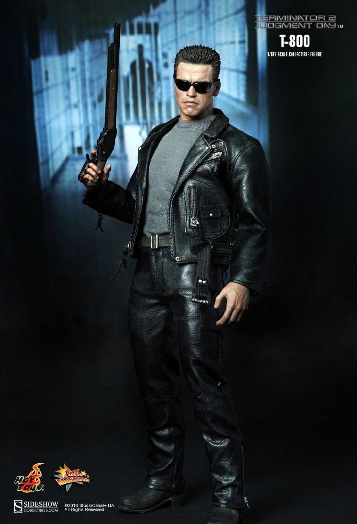 100%全新 Terminator 2: Judgment Day - T800 1/6th scale collectible figure ...