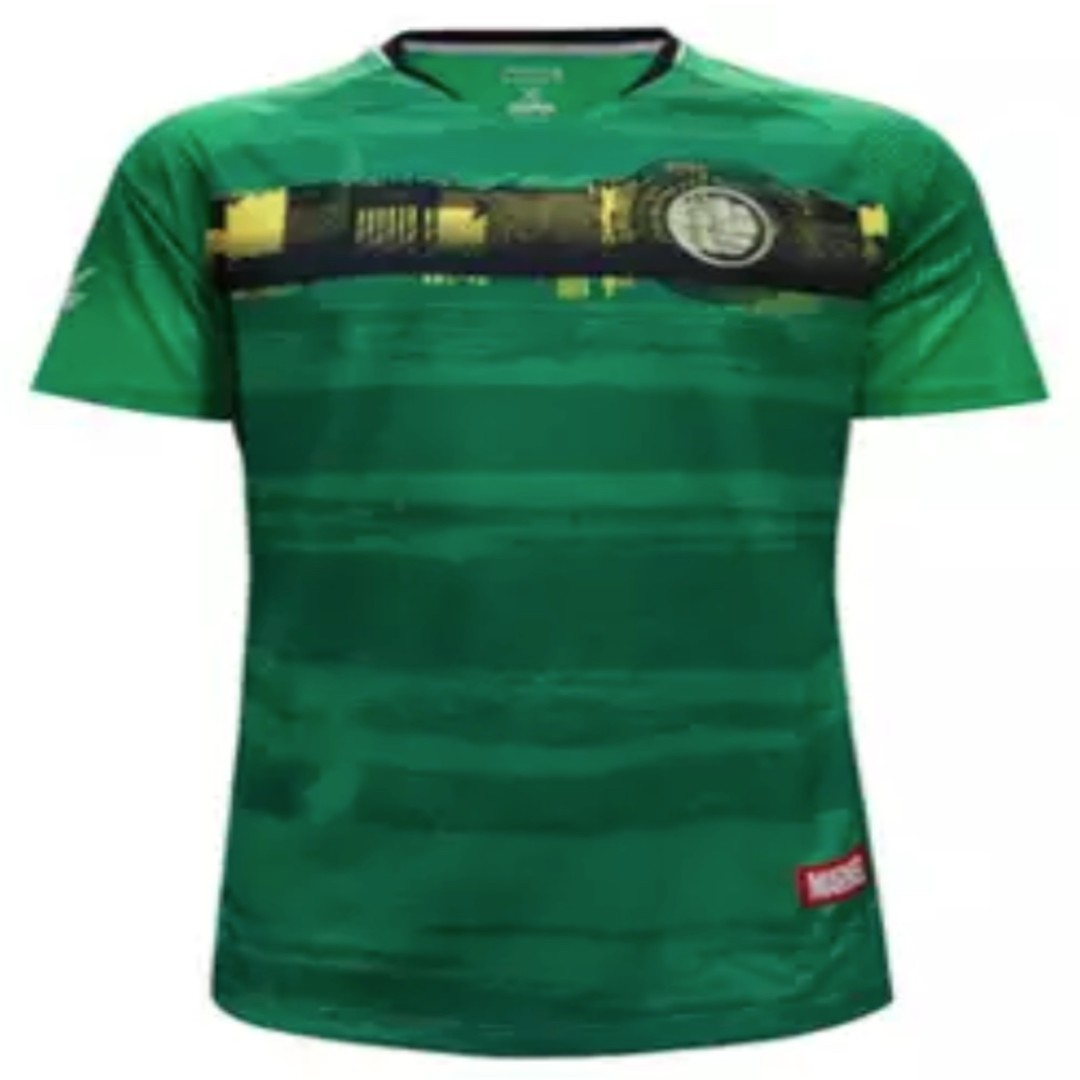 LIMITED EDITION FBT Marvel Green The Hulk Jersey (Adult LARGE Size ...