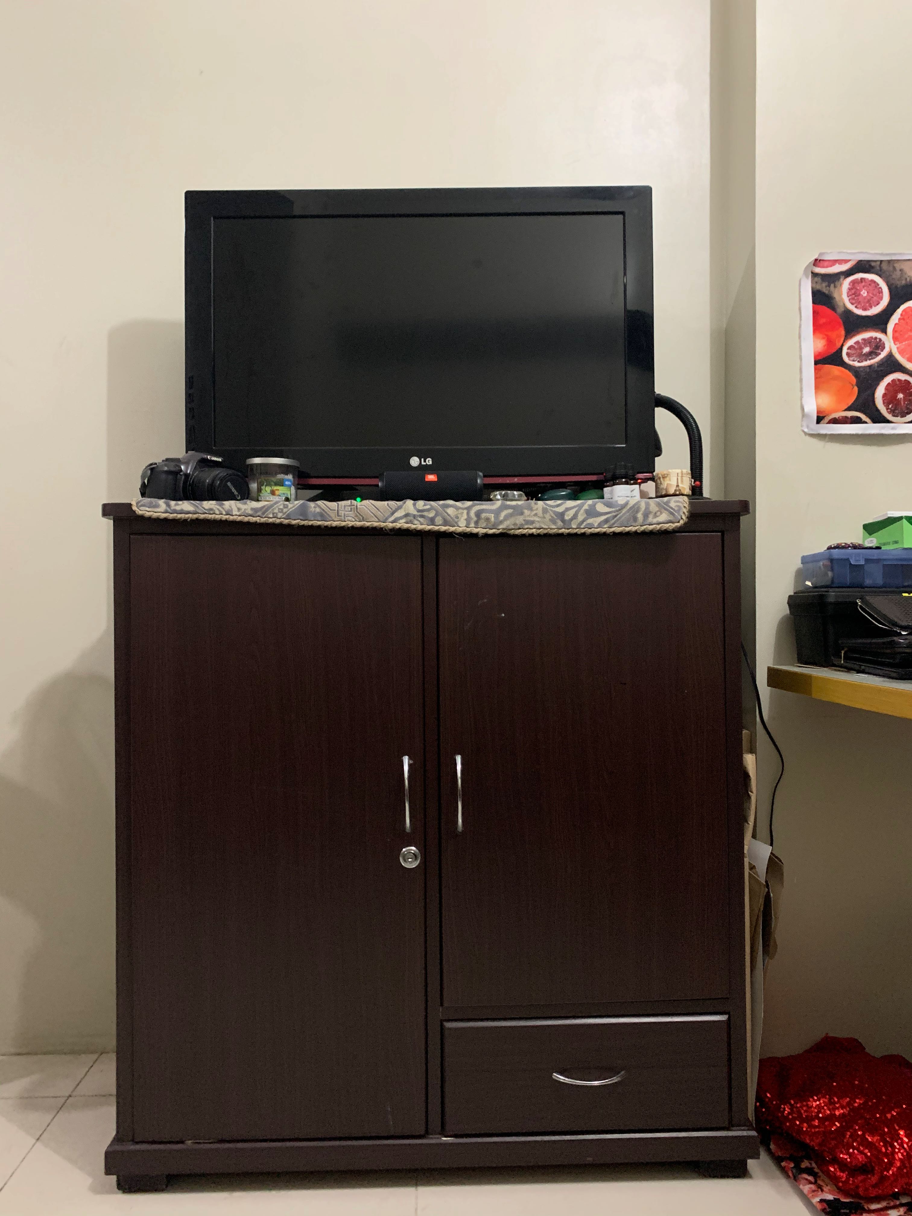 36-inch Dark Mahogany Bedroom Closet, Furniture & Home Living ...