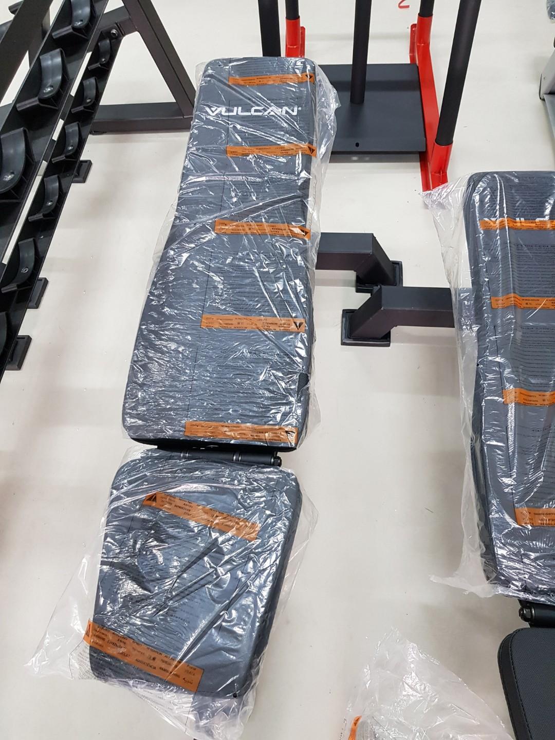 VULCAN Adjustable bench heavy duty 45kg READY STOCK, Sports Equipment ...