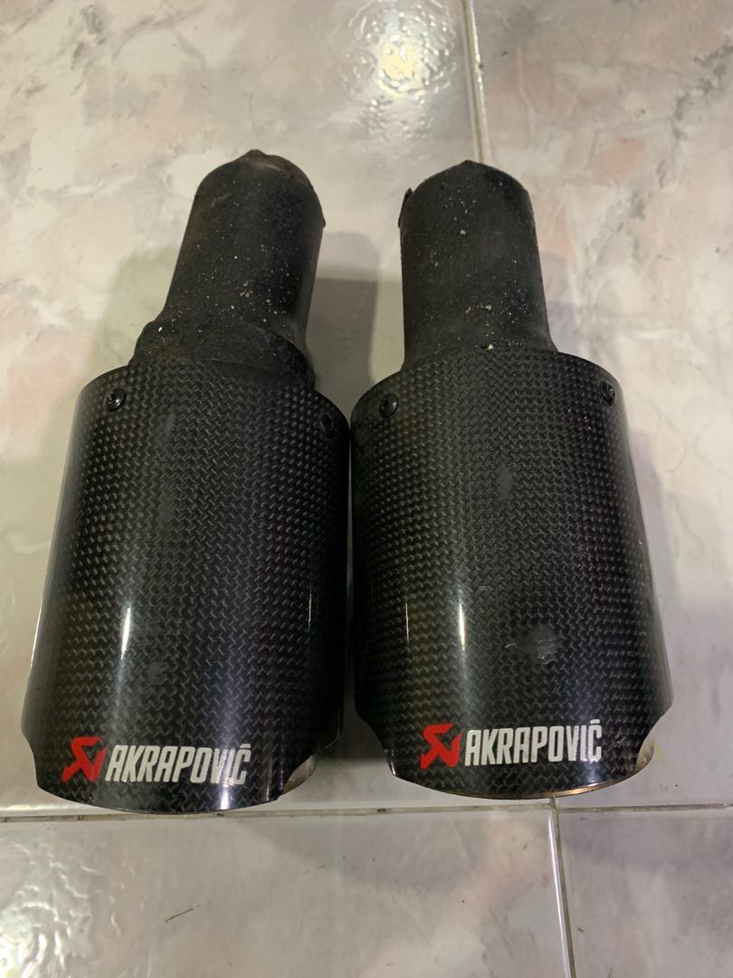 Akrapovic exhaust tips, Car Accessories, Accessories on Carousell