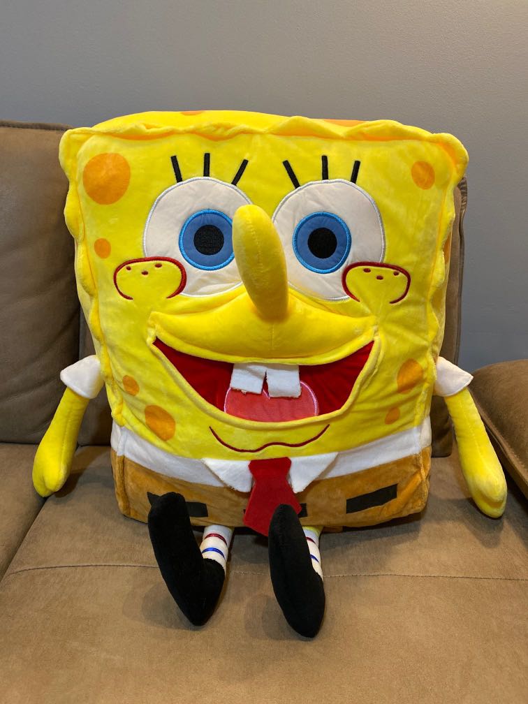 Big Spongebob Plush, Hobbies & Toys, Toys & Games on Carousell