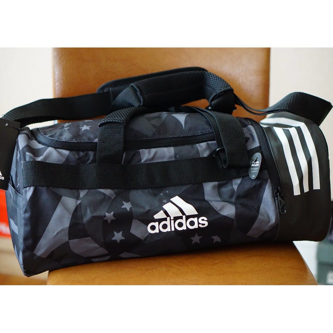 *BRAND NEW ADIDAS* Duffel Bag Convertible to Backpack, Men's Fashion ...