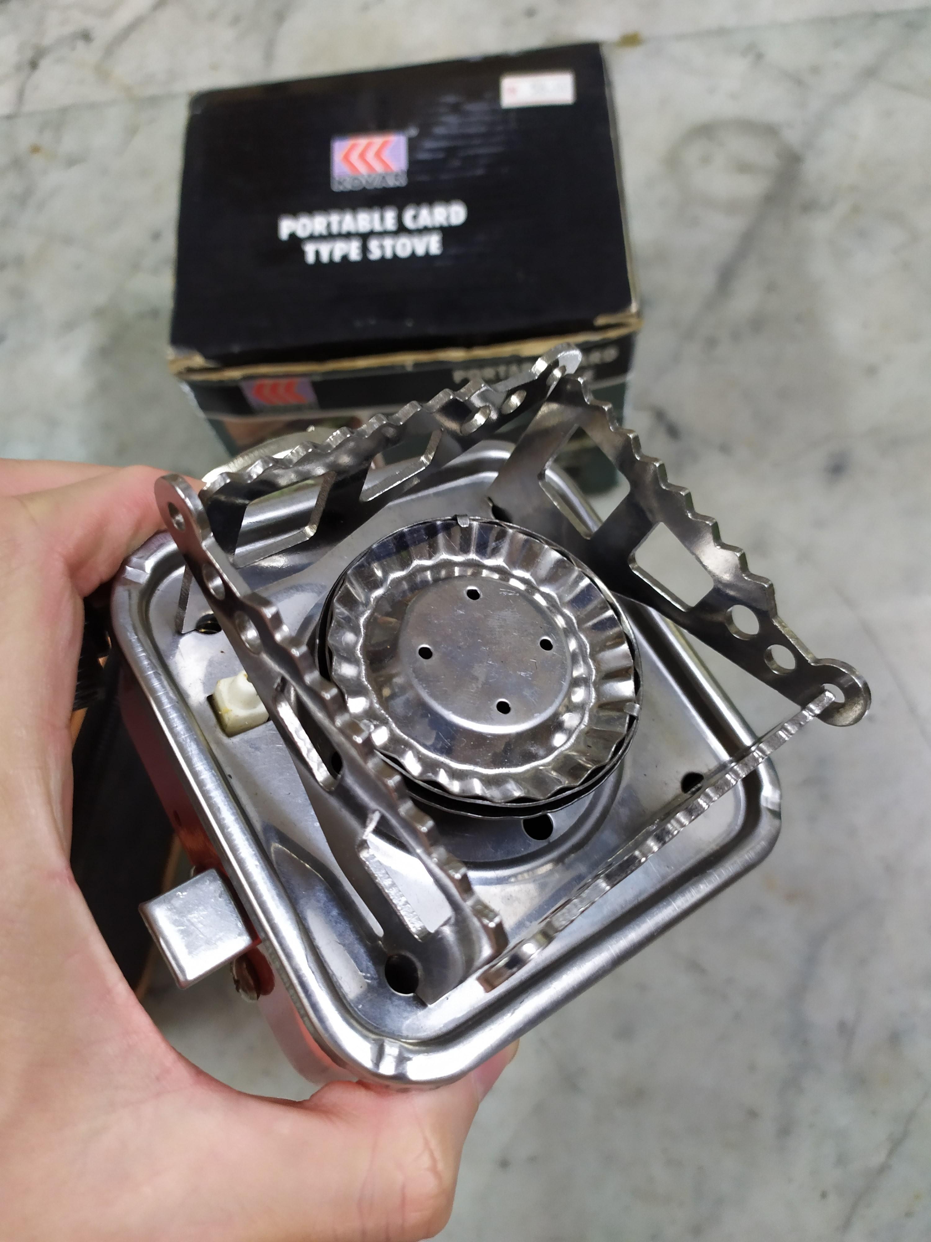 Camping Portable Card Type Stove, Sports Equipment, Sports & Games ...