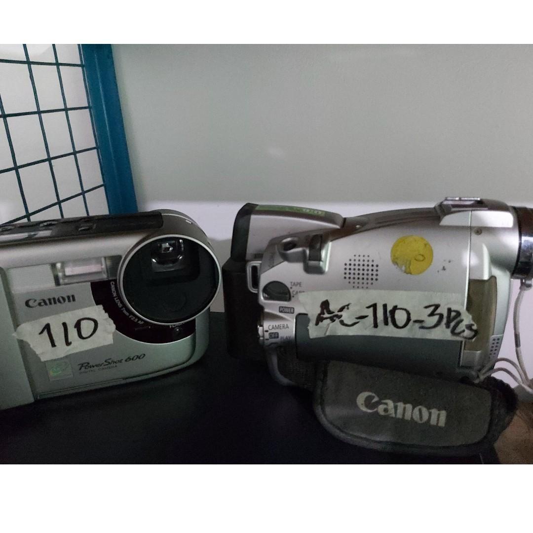 CANON VIDEO CAMERA DIFFERENT MODEL @ P1500 EACH AS IS, Photography ...
