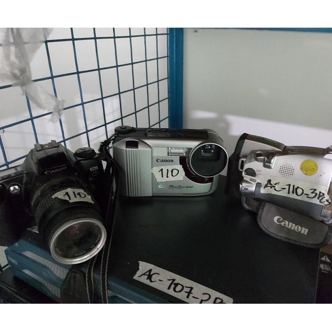 CANON VIDEO CAMERA DIFFERENT MODEL @ P1500 EACH AS IS, Photography ...