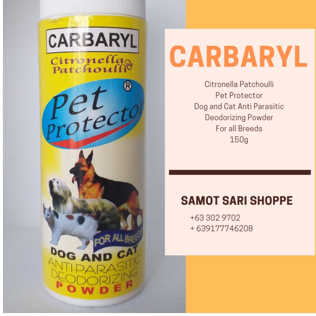 Carbaryl Pet Deodorant Powder, Pet Supplies, Health & Grooming on Carousell