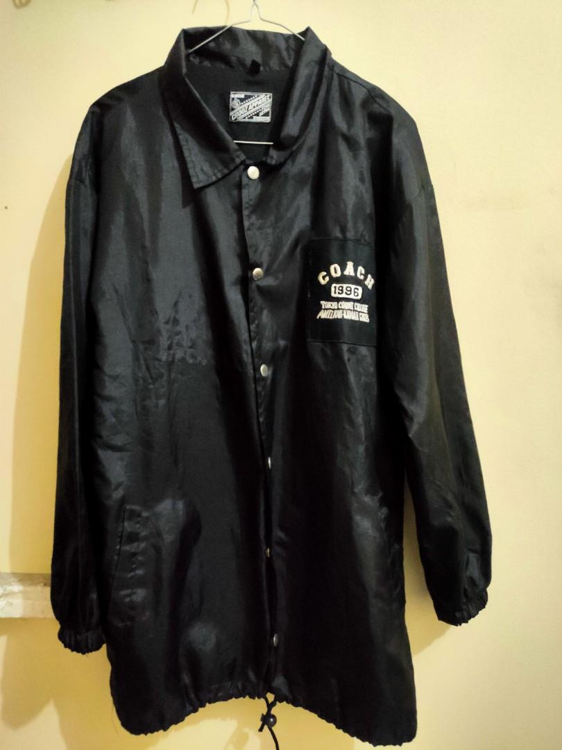 Coach Jacket crooz with custom embordire, Fesyen Pria, Pakaian , Baju ...