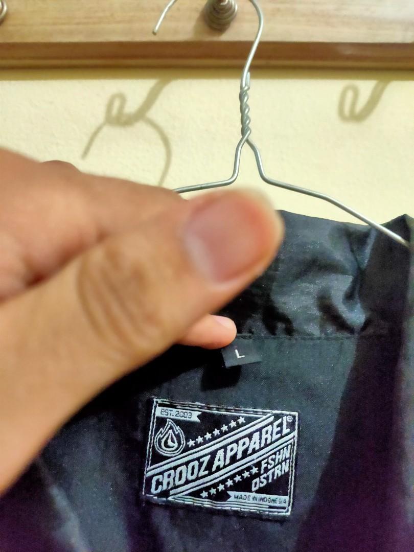 Coach Jacket crooz with custom embordire, Fesyen Pria, Pakaian , Baju ...