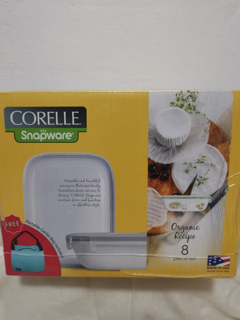 Corelle Snapware, Furniture & Home Living, Kitchenware & Tableware ...