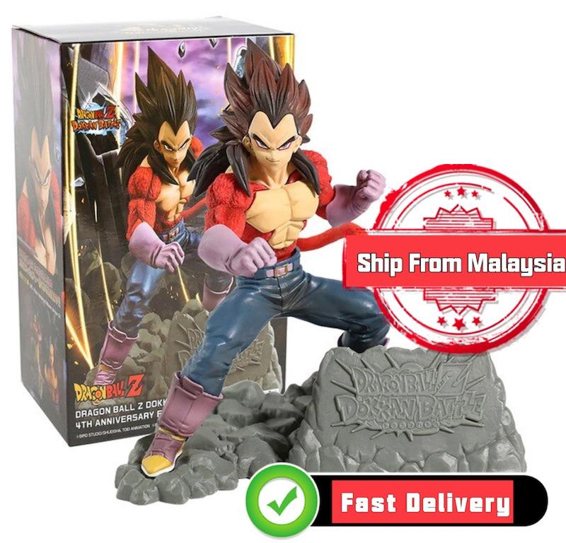 Dragon Ball GT Vegeta PVC Action Figures Super Saiyan 4 Anime Toy 18cm ...