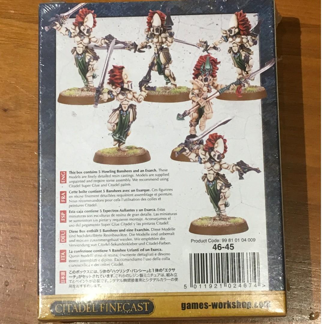 Eldar / Aeldari Howling Banshees Aspect Warrior Box (Citdael Finecast ...